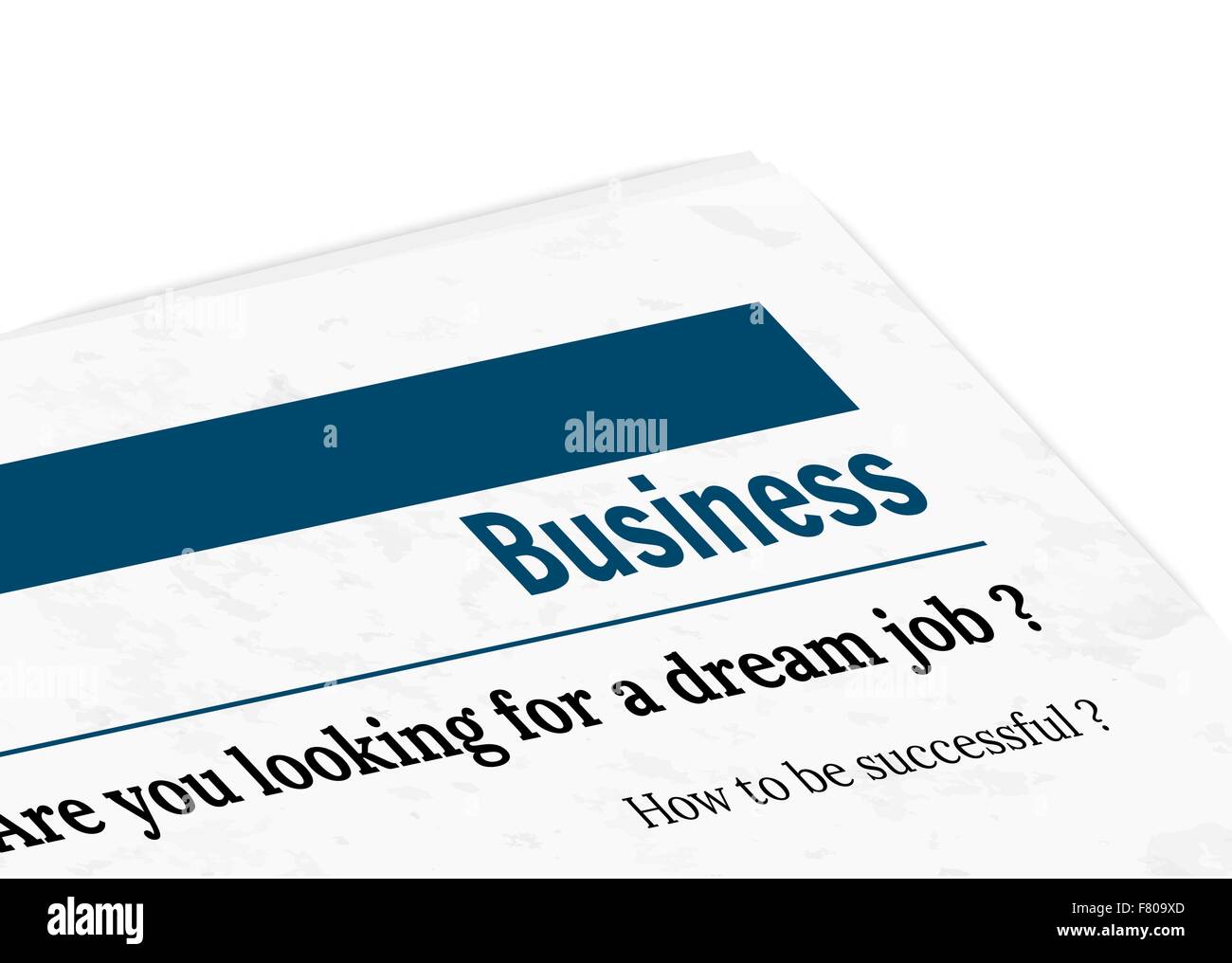 Job advertisement newspaper hi-res stock photography and images - Alamy