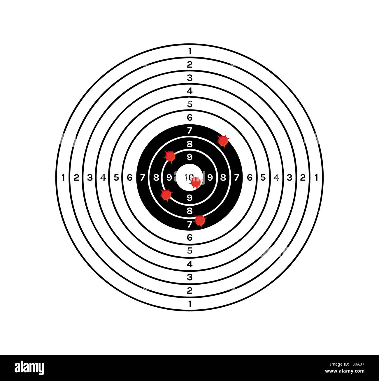 Blank archery target hi-res stock photography and images - Alamy
