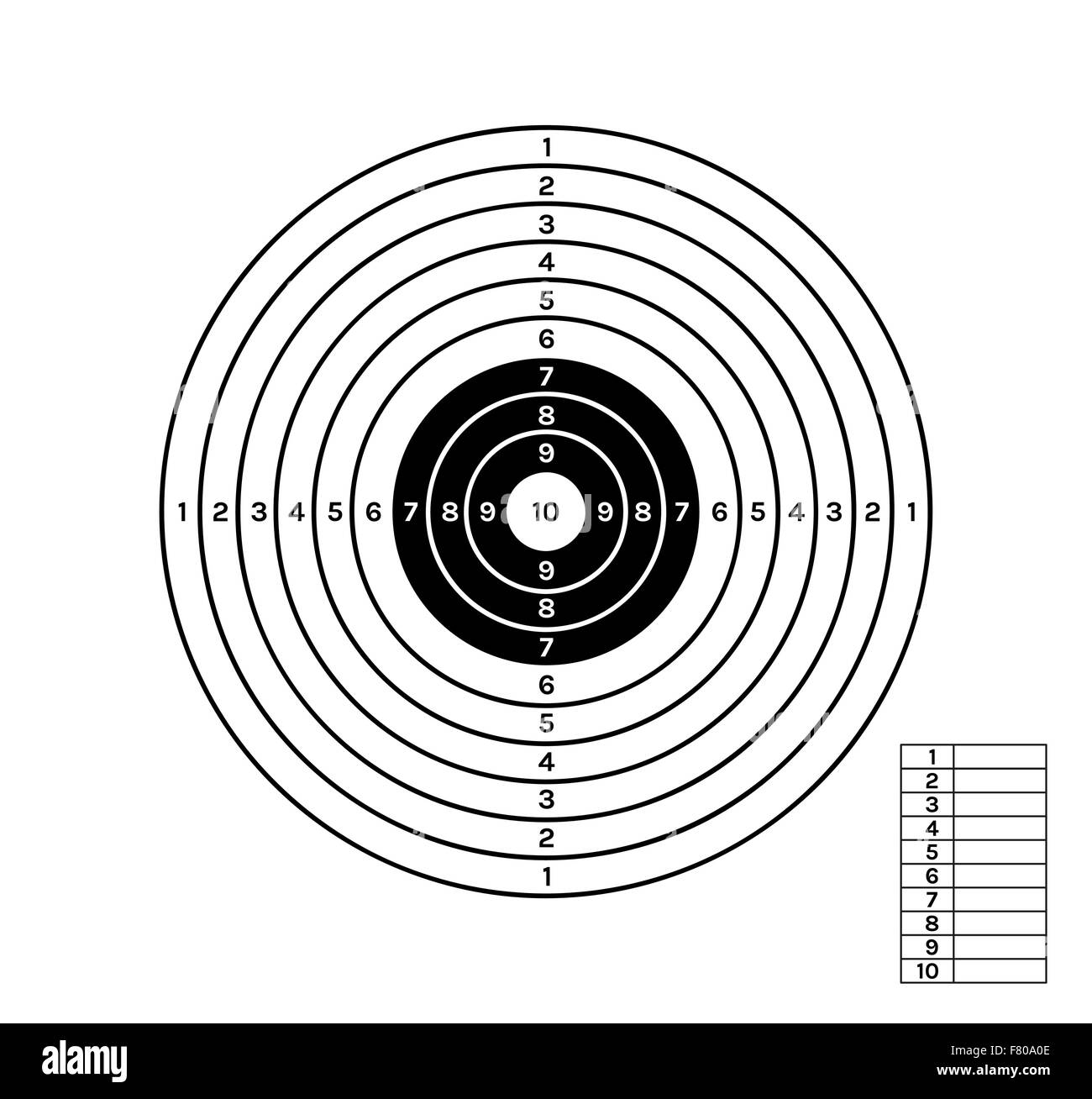 Archery competition Black and White Stock Photos & Images - Alamy