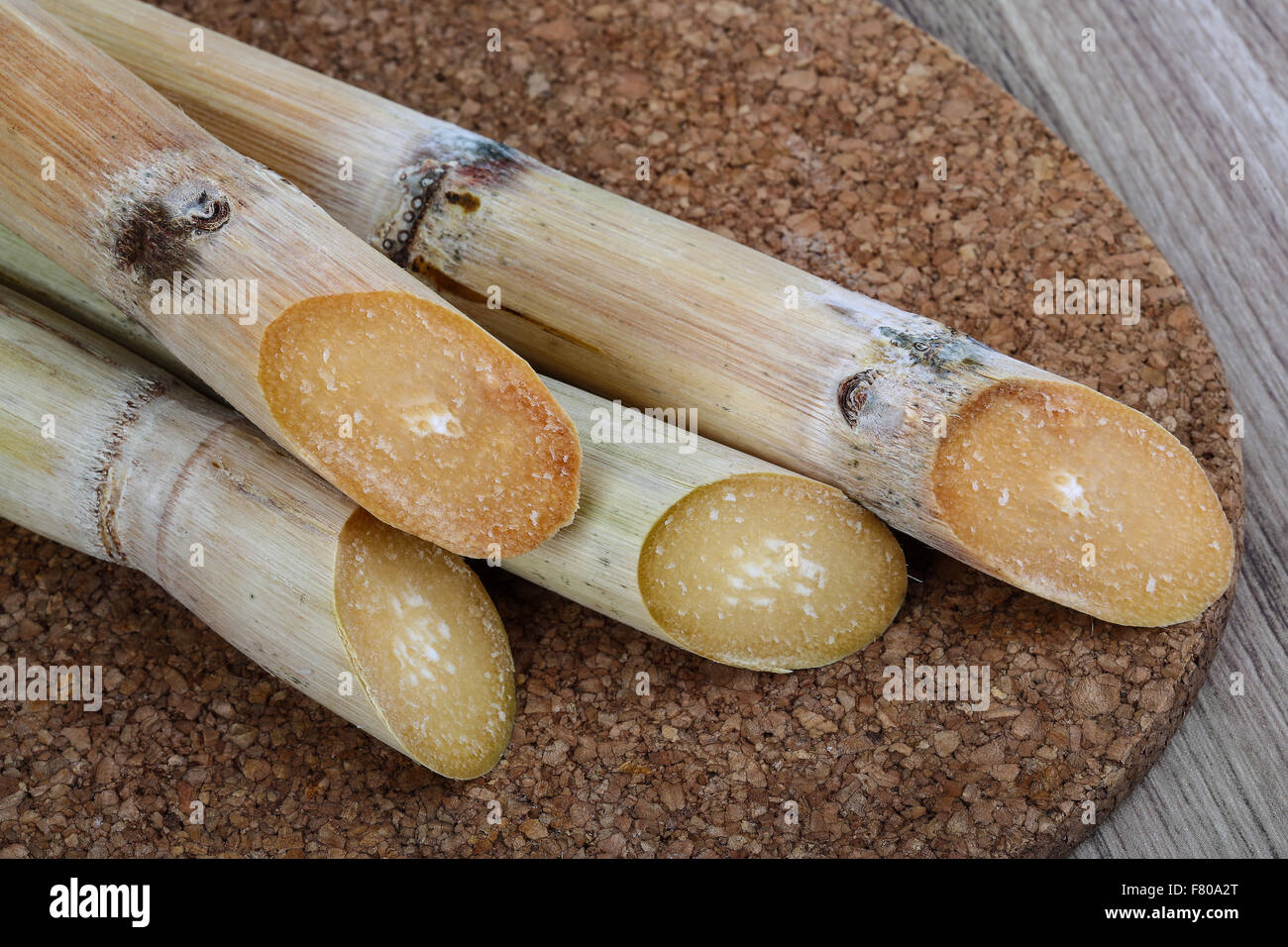 Ripe Sugar sticks on the wood background Stock Photo - Alamy
