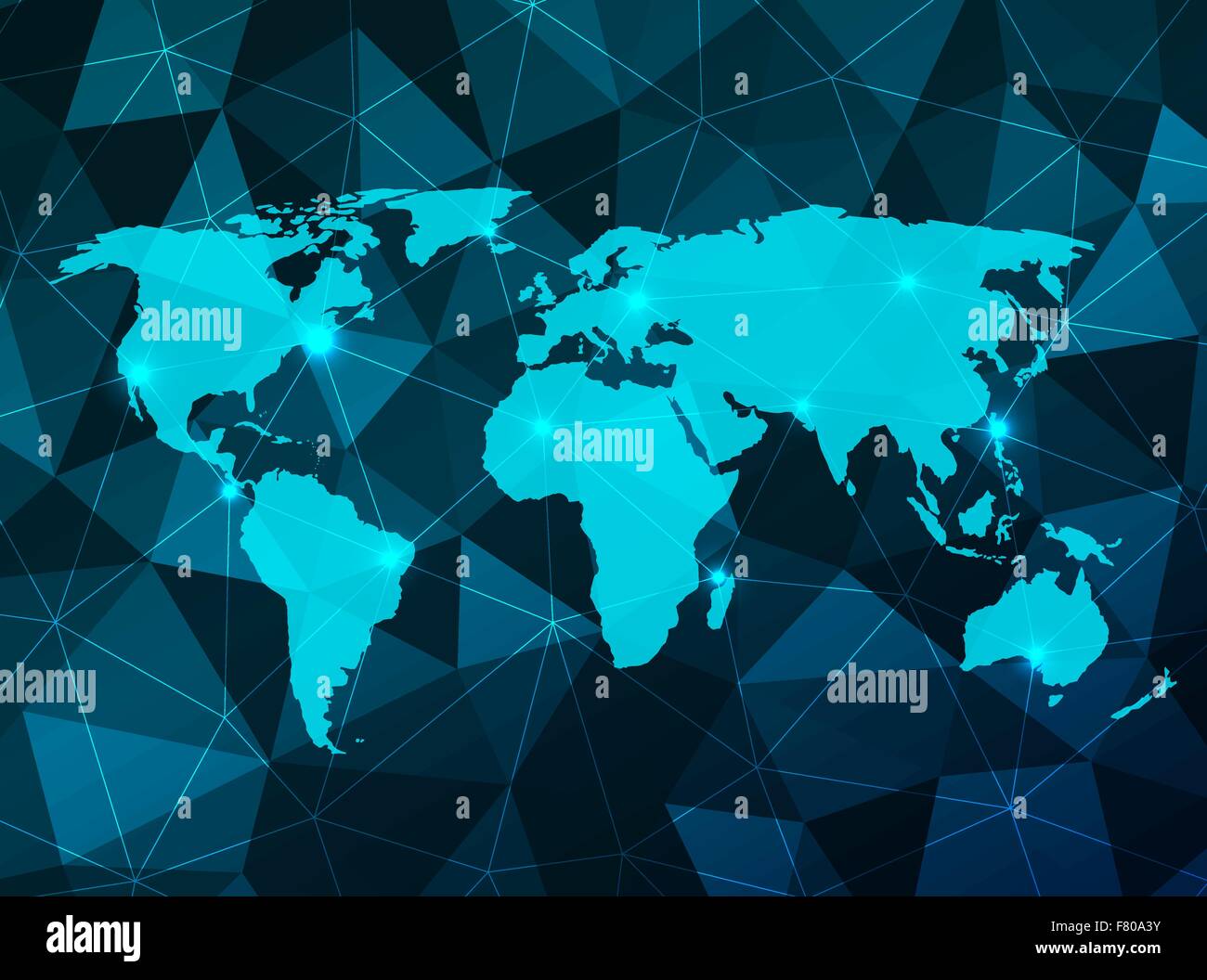 Map world vector illustration hi-res stock photography and images - Alamy