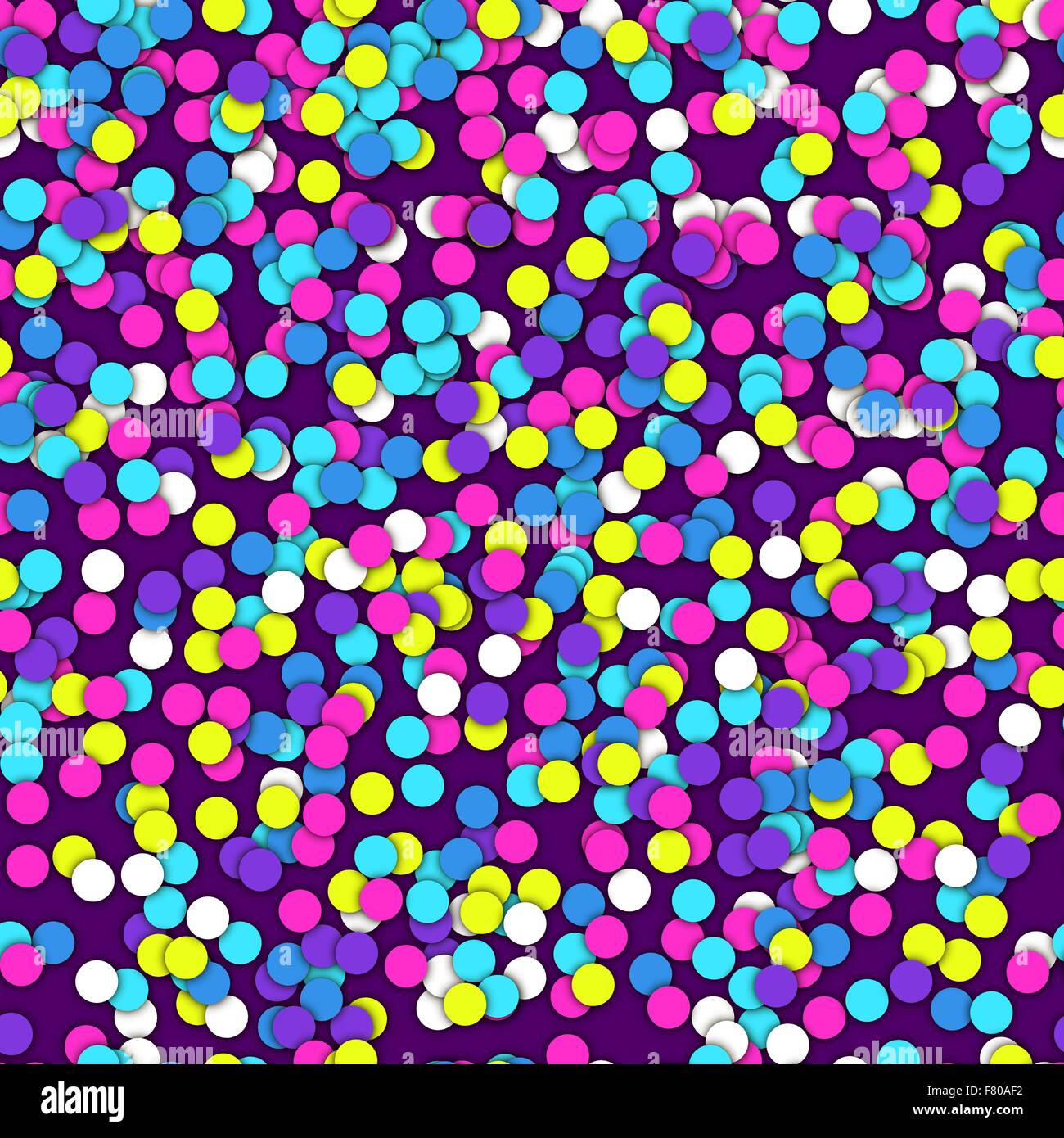 Seamless Pattern of Colorful confetti. Celebration holiday vecto Stock ...