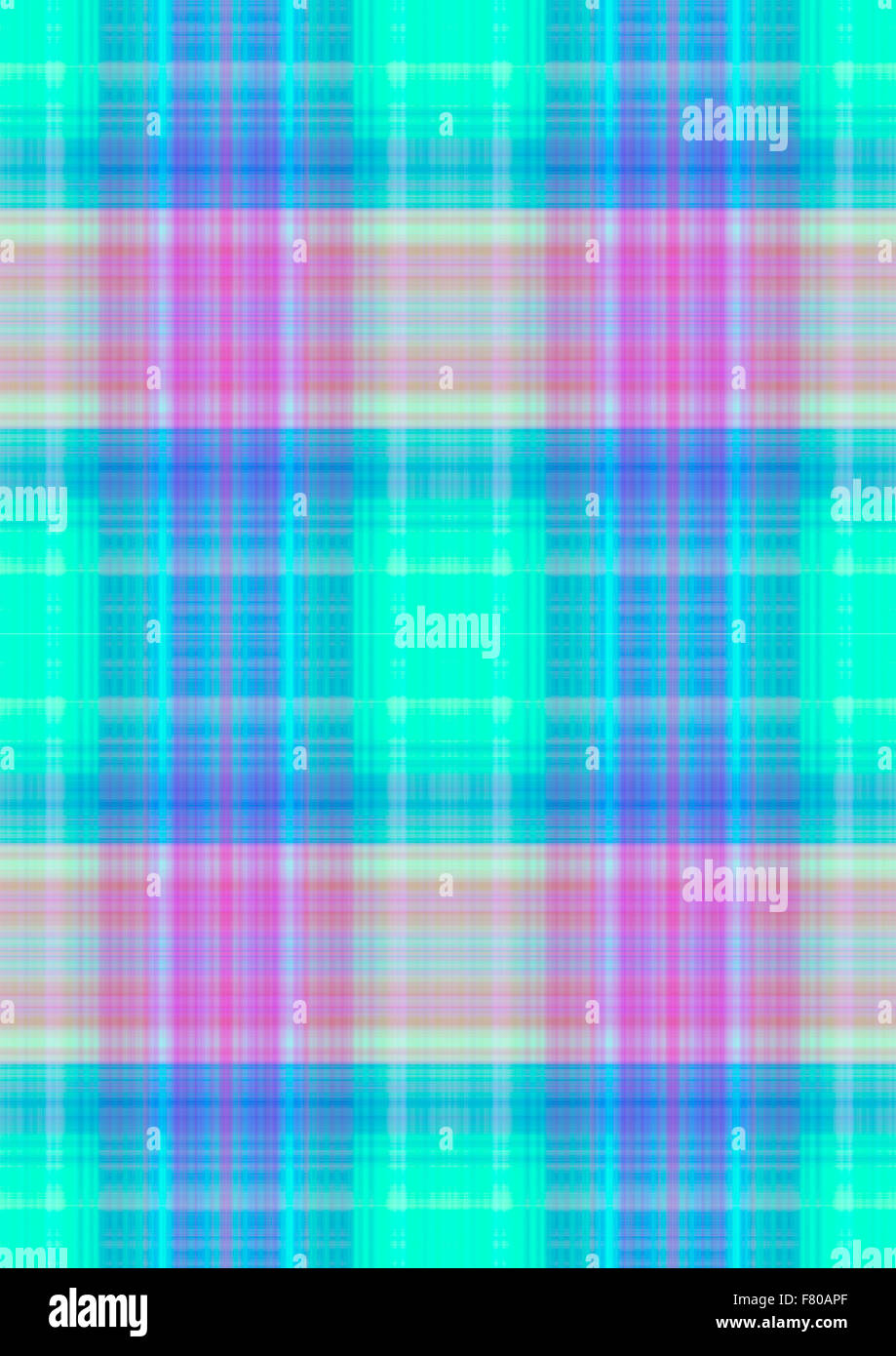Checkered greenish background with purple,orange and blue stripes Stock ...