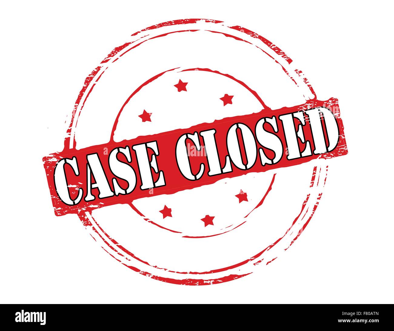 Case closed stamp Cut Out Stock Images & Pictures - Alamy