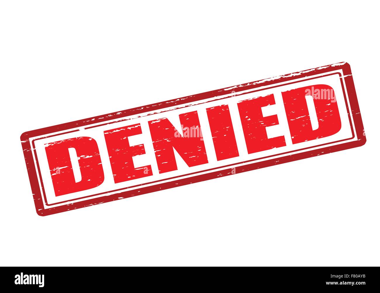 Denied symbol Stock Vector Images - Alamy