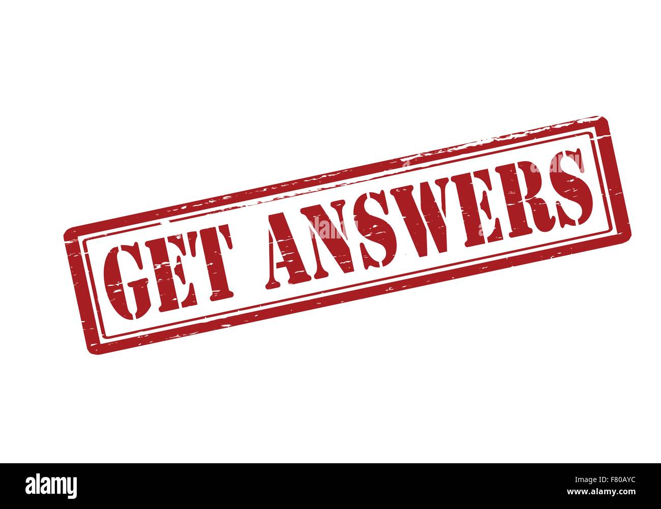 Answers stamp hi-res stock photography and images - Alamy