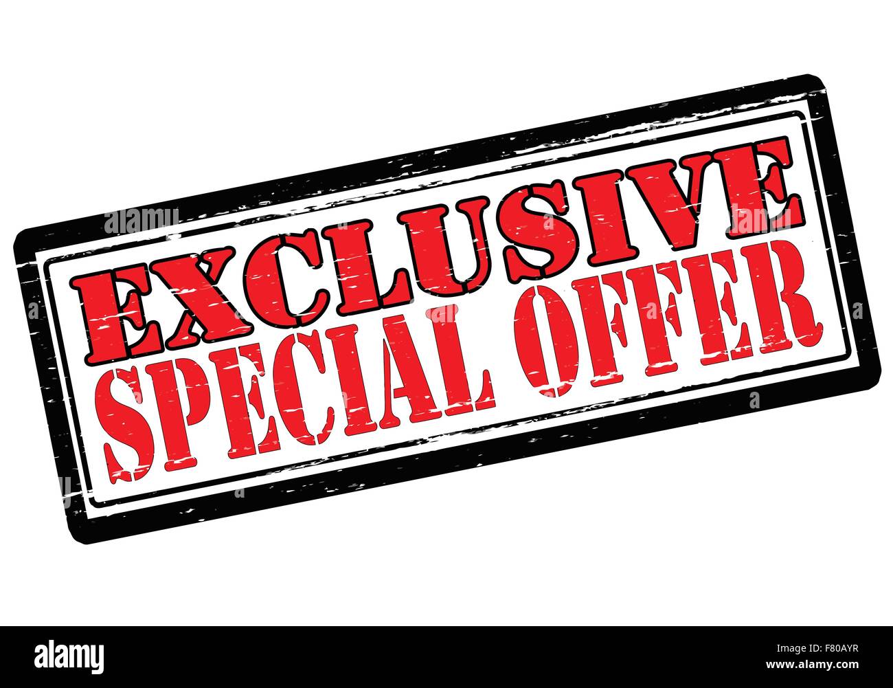 Exclusive special offer Stock Vector Image & Art - Alamy