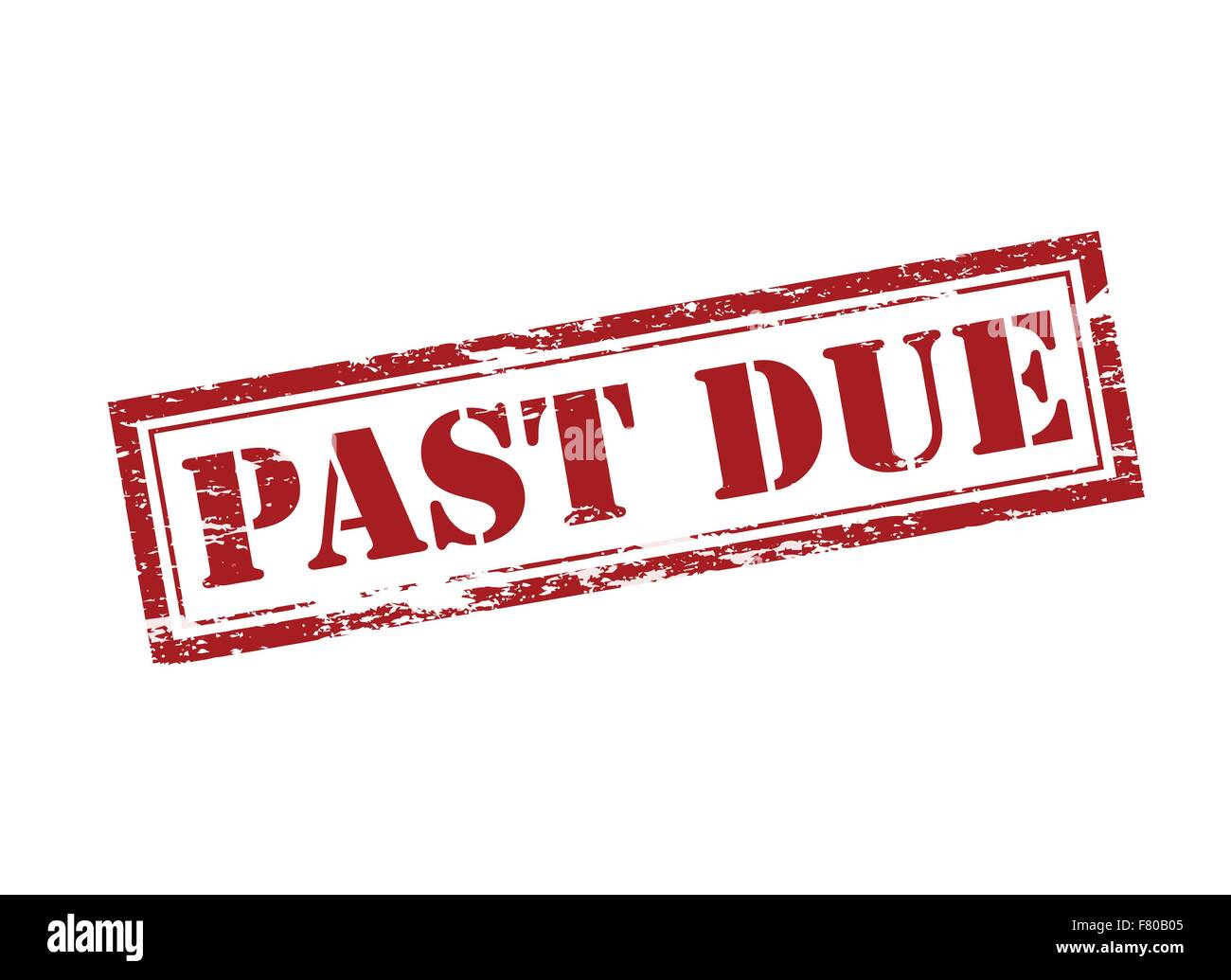 Past due stamp Stock Vector Images - Alamy