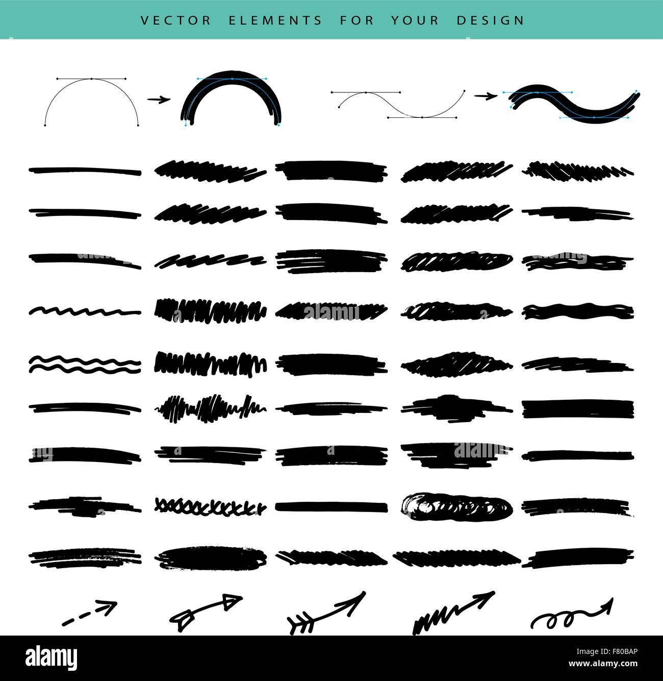 Marker pen line Stock Vector Images - Alamy