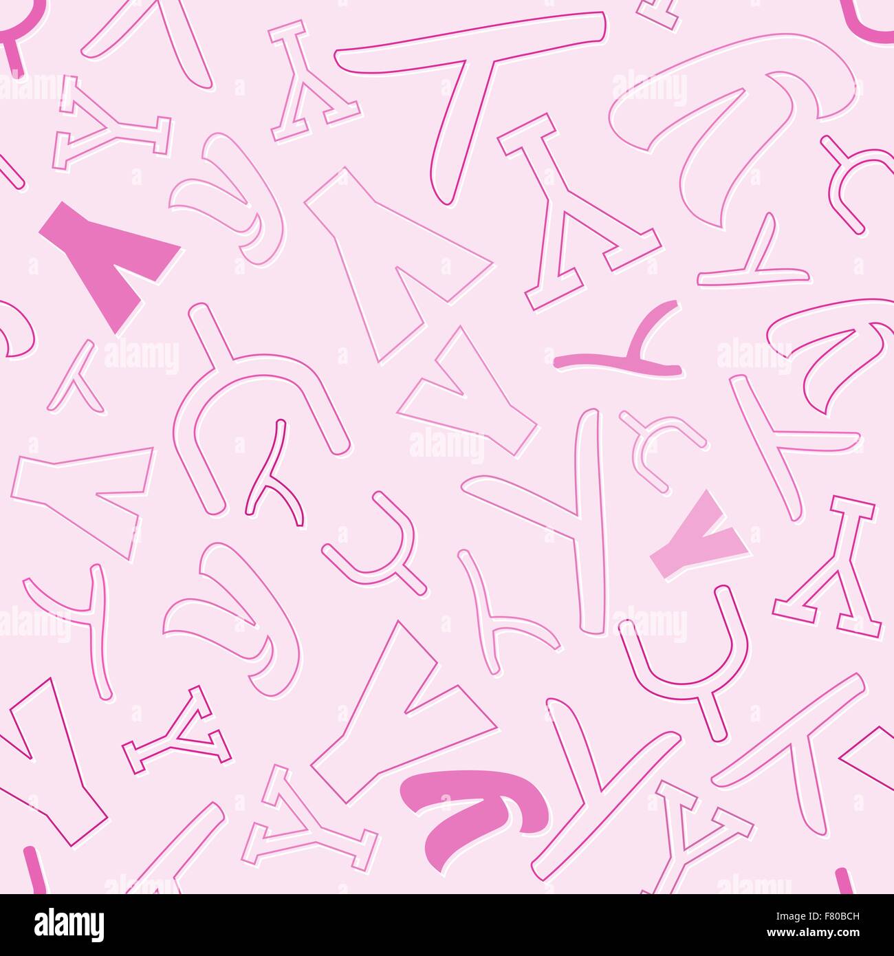 seamless pattern with character Y Stock Vector Image & Art - Alamy