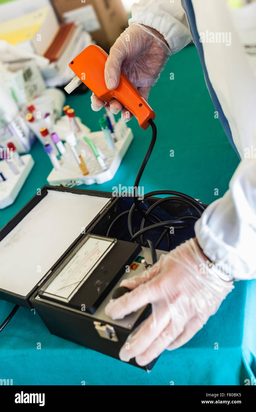 The Bio-Thesiometer is an instrument designed to measure simply and ...