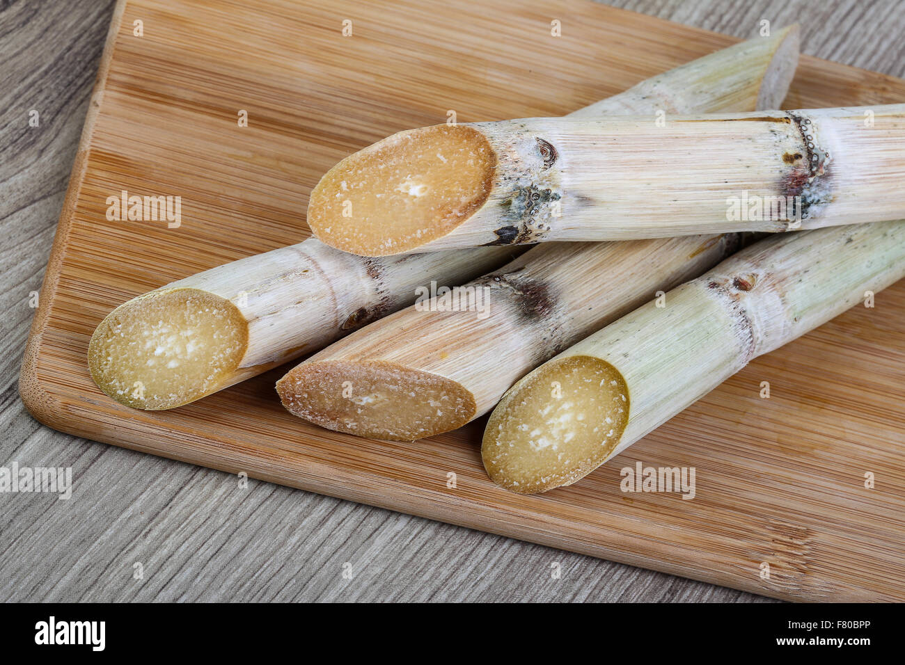 Ripe Sugar sticks on the wood background Stock Photo - Alamy
