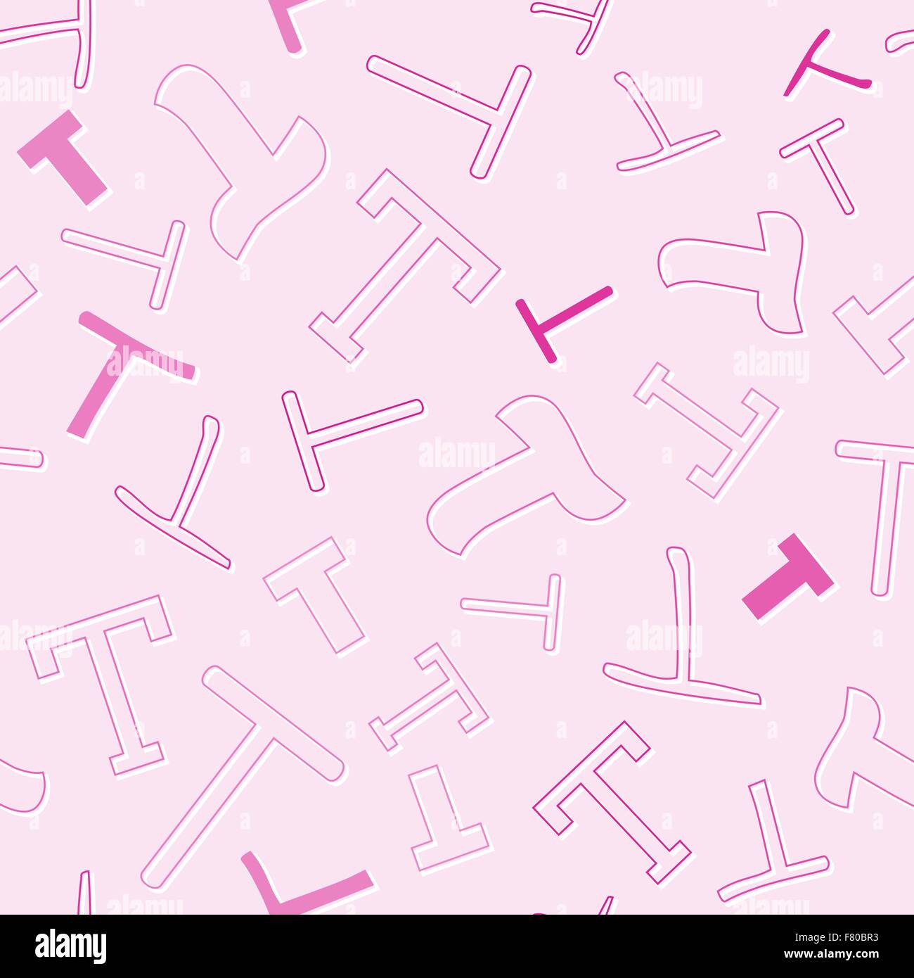 seamless pattern with character T Stock Vector Image & Art - Alamy