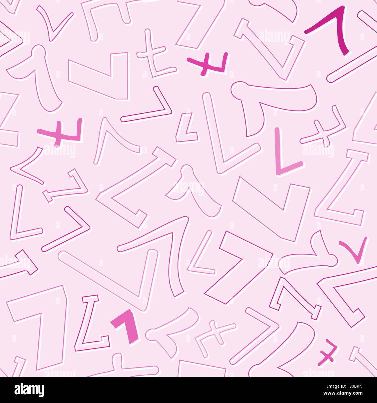 seamless pattern with number seven Stock Vector Image & Art - Alamy