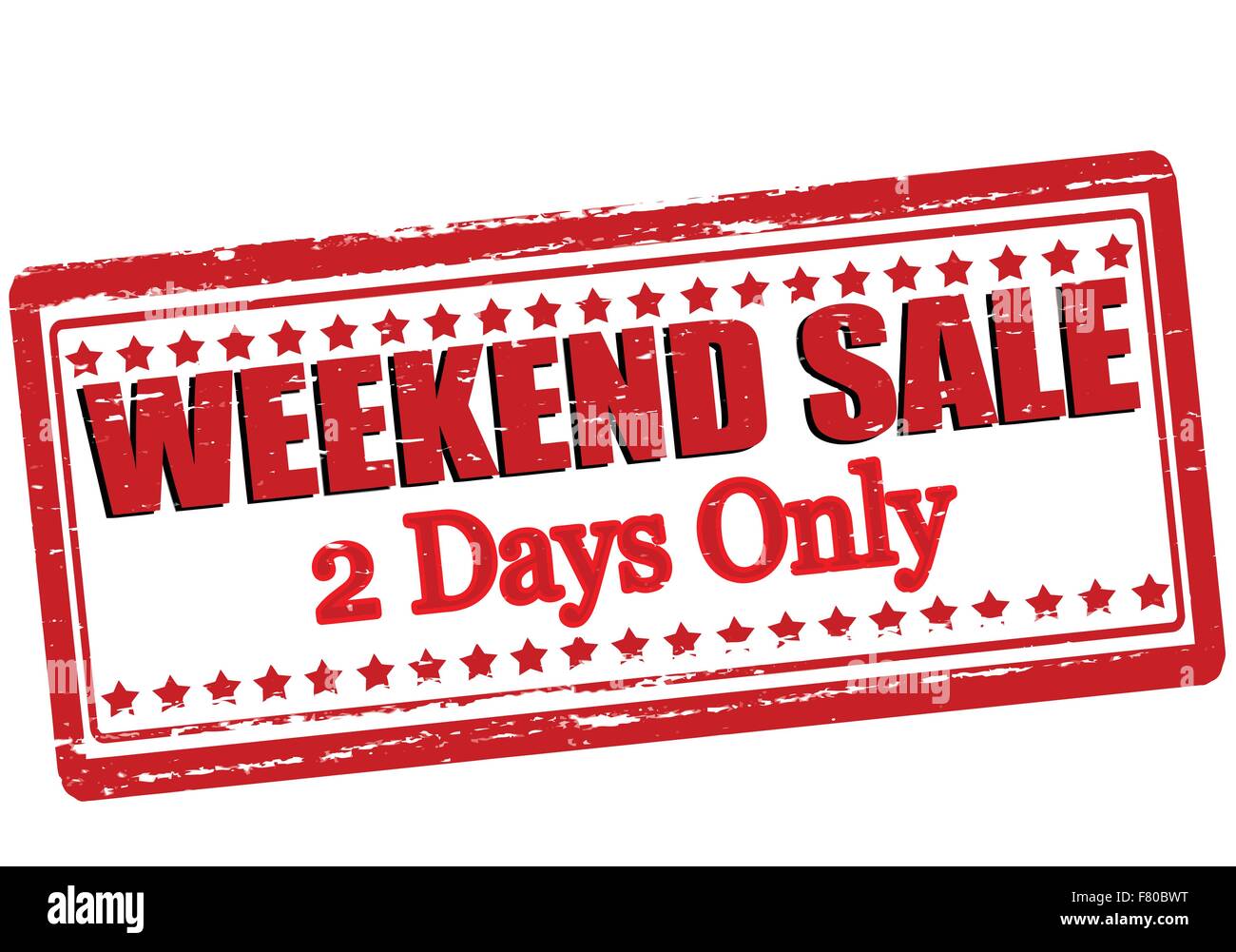 Weekend sale stamp hi-res stock photography and images - Alamy