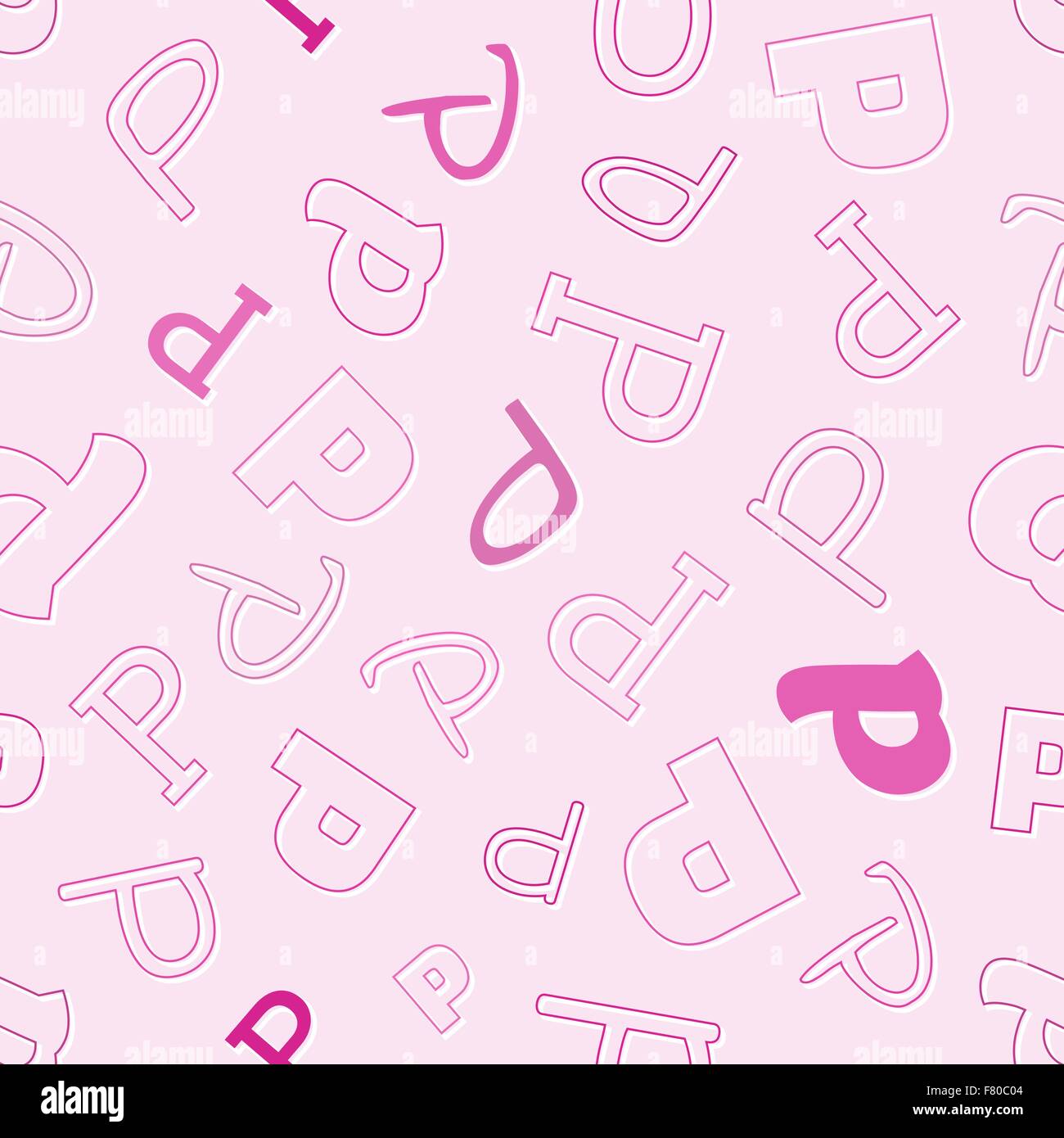 seamless pattern with character P Stock Vector Image & Art - Alamy