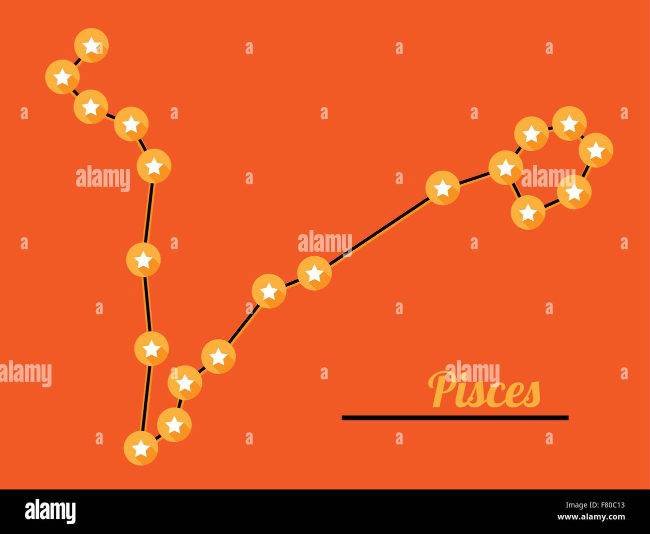 Pisces constellation hi-res stock photography and images - Alamy