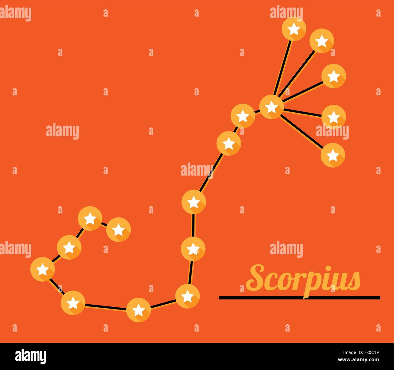 constellation scorpius Stock Vector Image & Art - Alamy