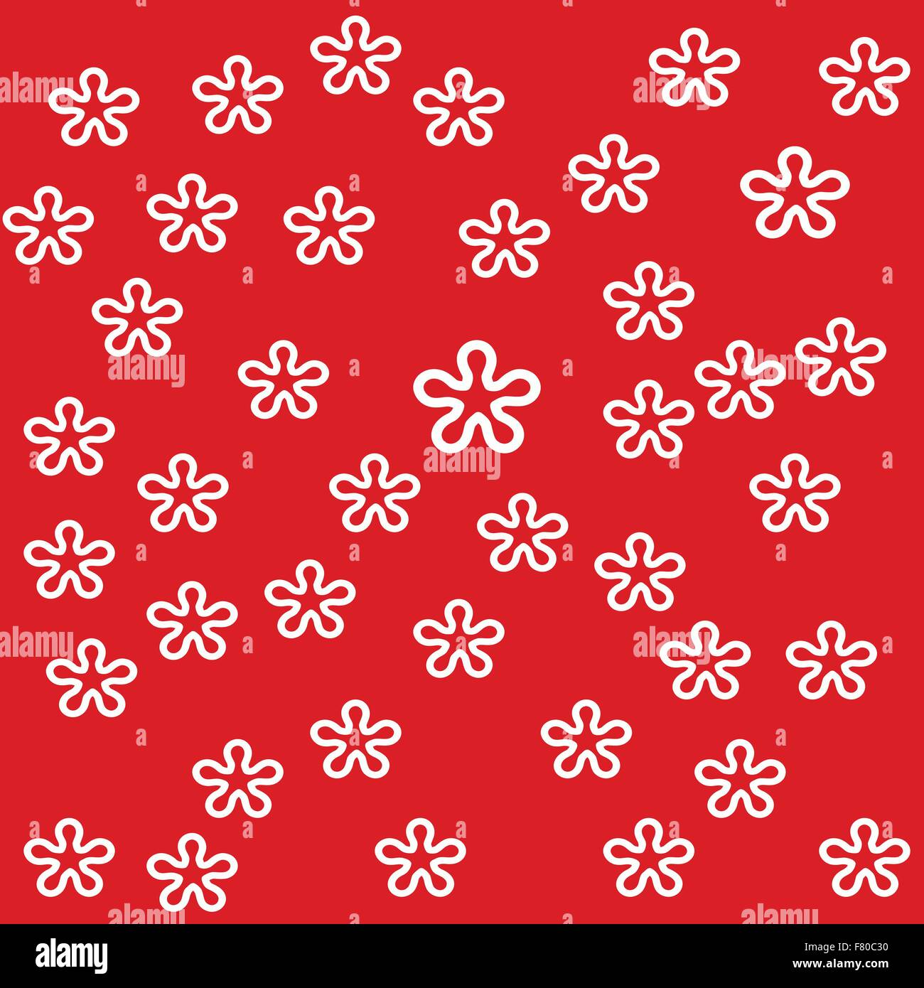 Vector flower seamless on Stock Vector Images - Alamy