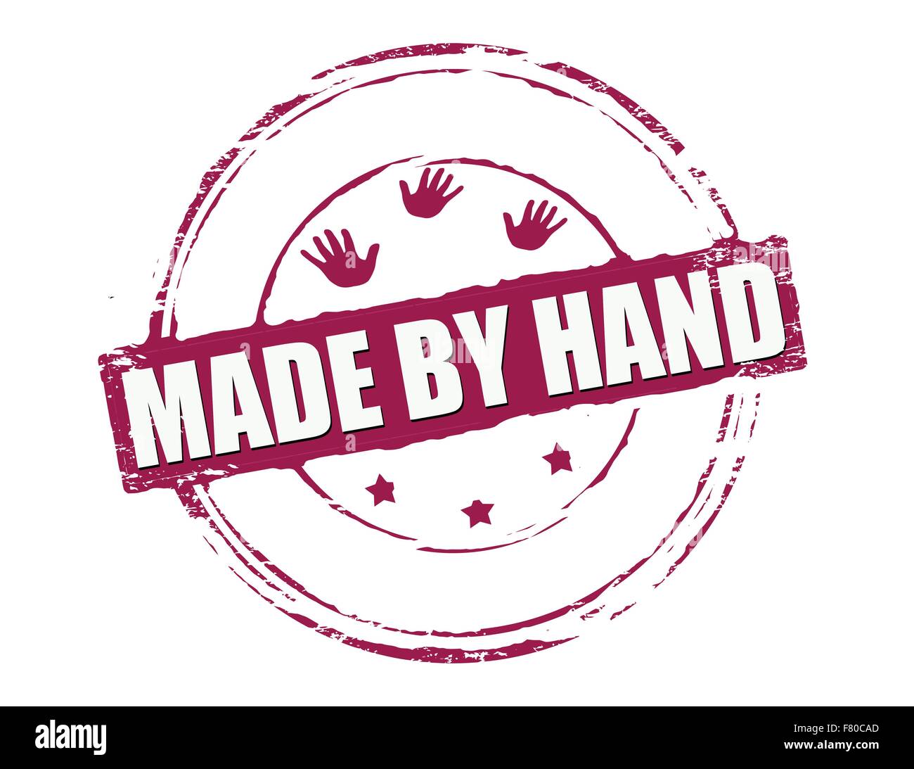 Made by hand Stock Vector Image & Art - Alamy