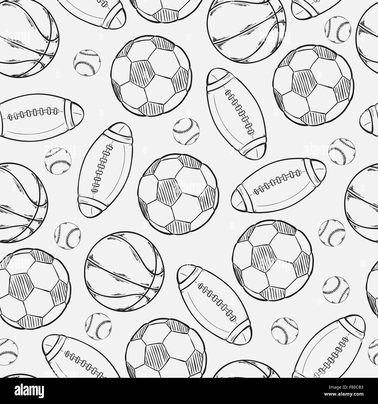 Rugby balls seamless background hi-res stock photography and images - Alamy