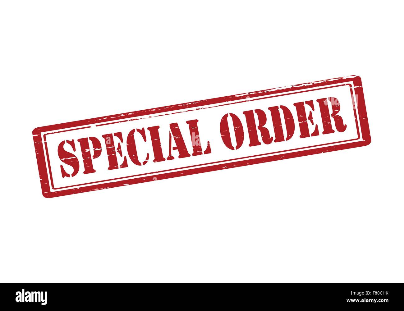 Special order rubber stamp Stock Vector Images - Alamy