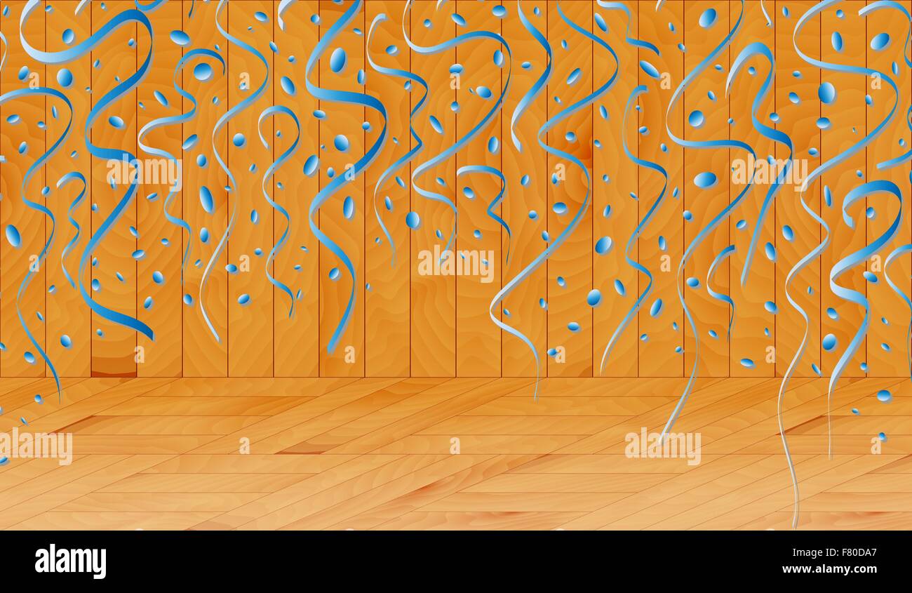 Christmas wooden background falling Stock Vector Images - Alamy