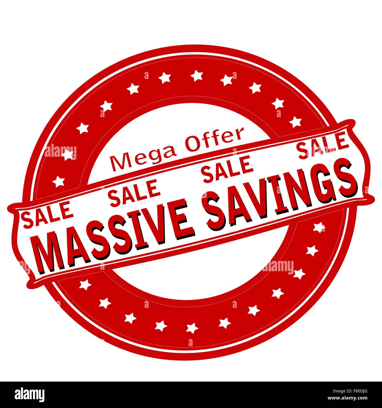 Massive savings Stock Vector Images - Alamy