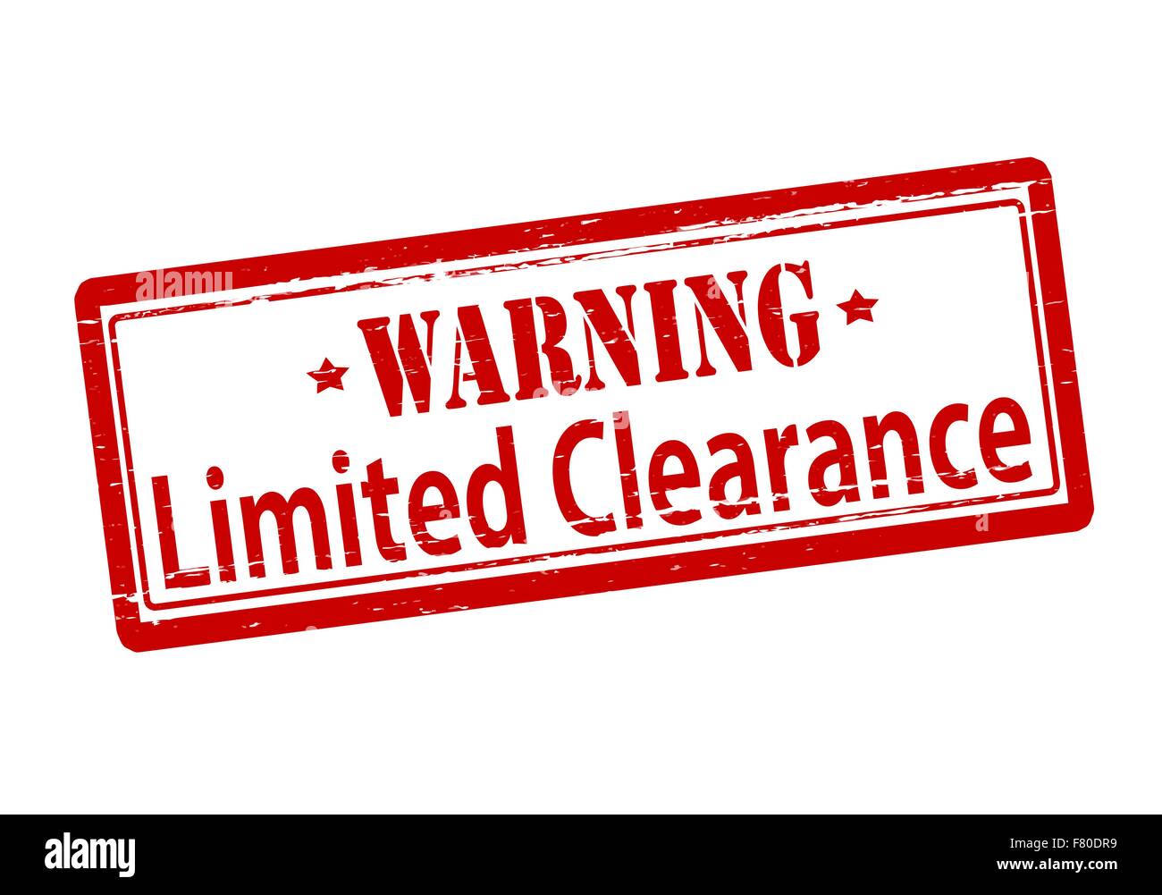 Restricted clearance Stock Vector Images - Alamy