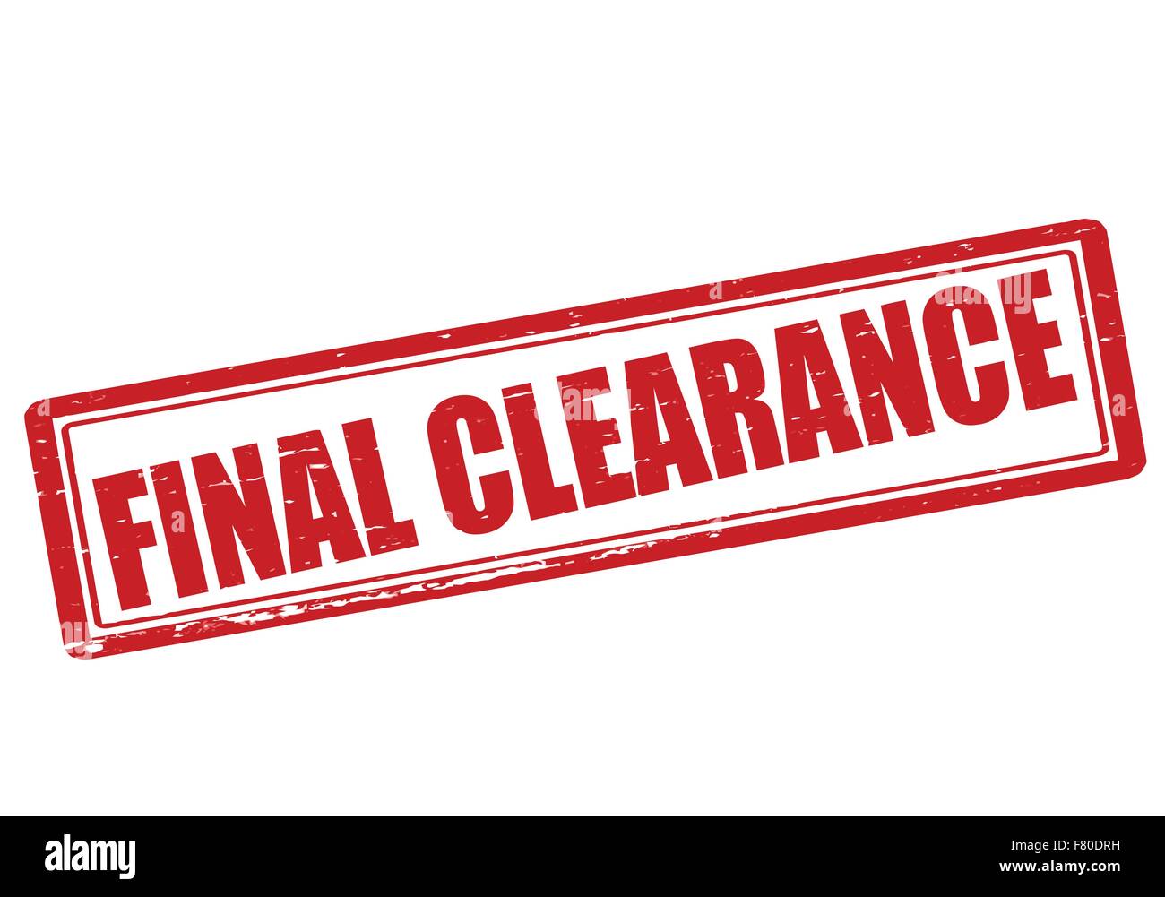 Final clearance hi-res stock photography and images - Alamy