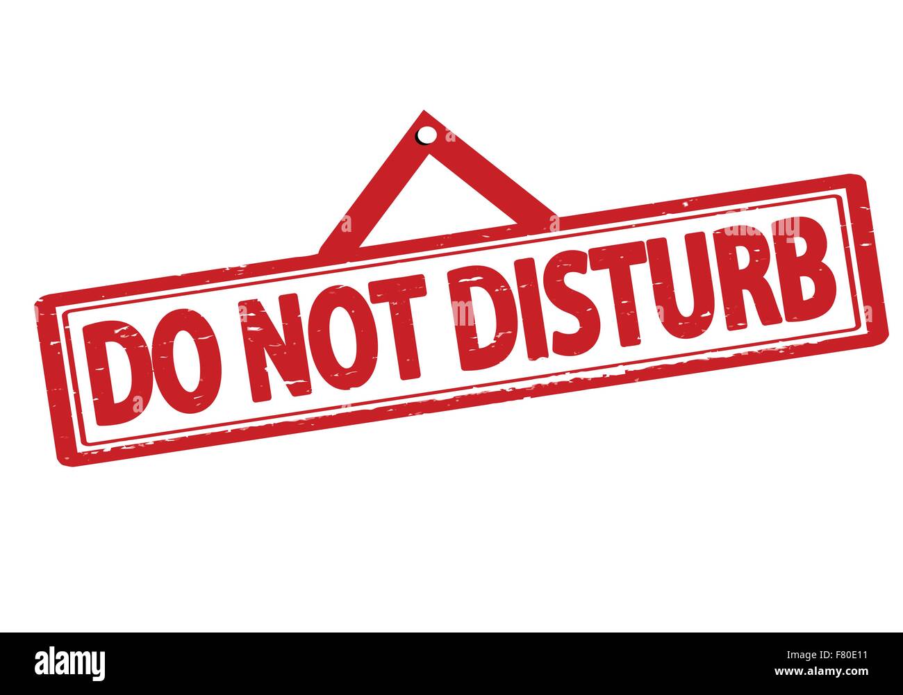 Do not disturb Stock Vector Image & Art - Alamy