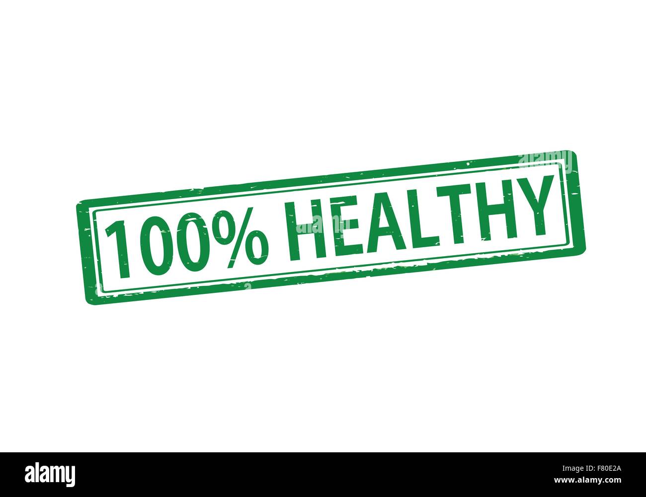 One hundred percent healthy Stock Vector Image & Art - Alamy