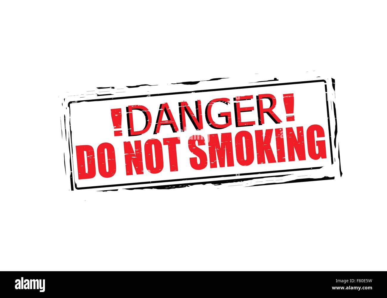 Danger do not smoking Stock Vector Image & Art - Alamy