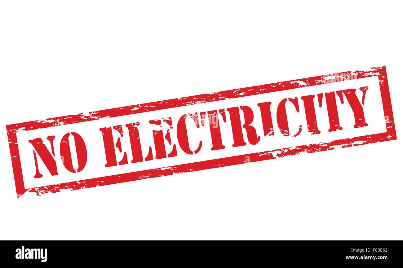 No electricity symbol hi-res stock photography and images - Alamy