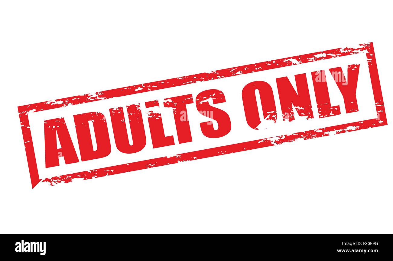 Adults only Stock Vector Images - Alamy