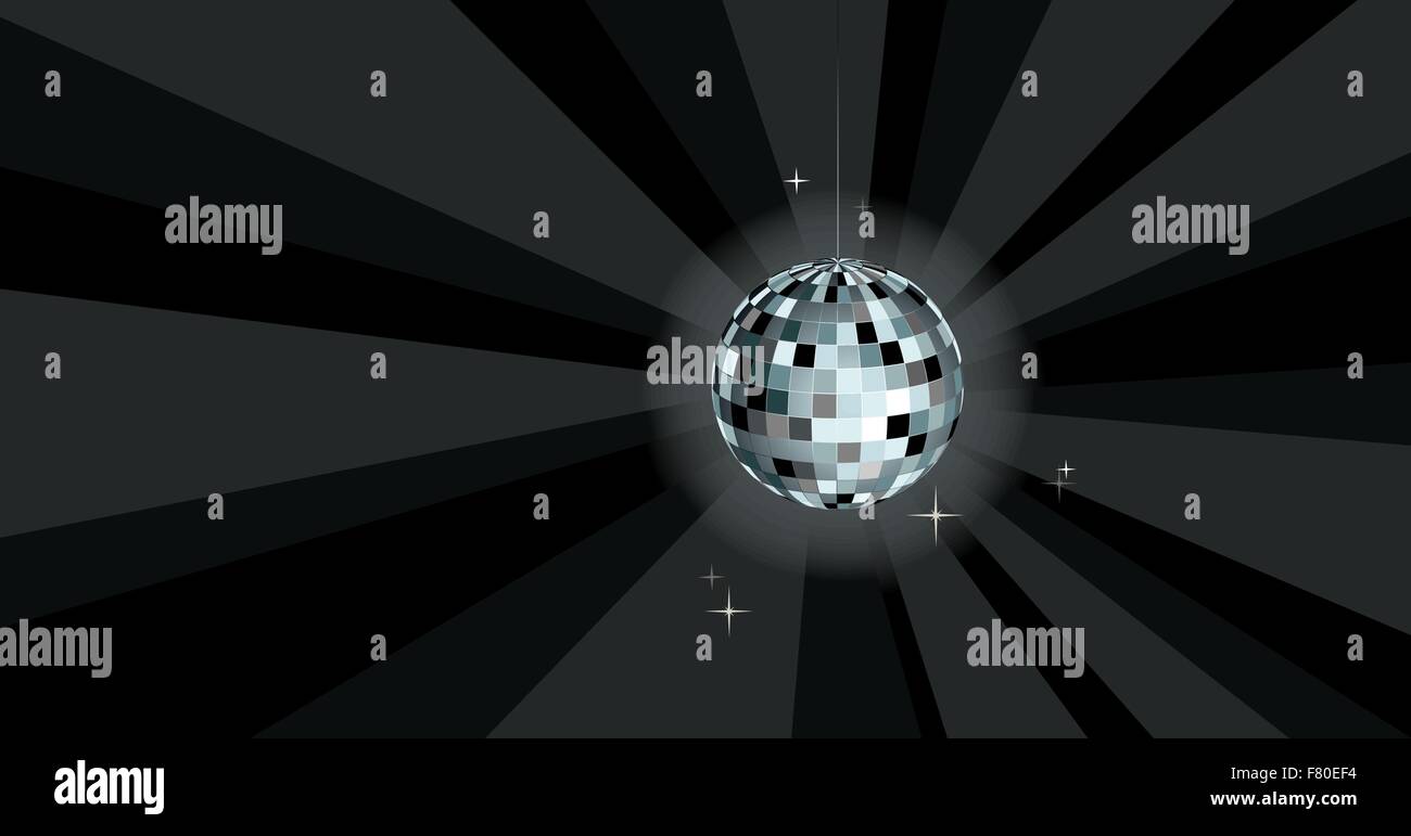Disco ball - vector illustration Stock Vector Image & Art - Alamy