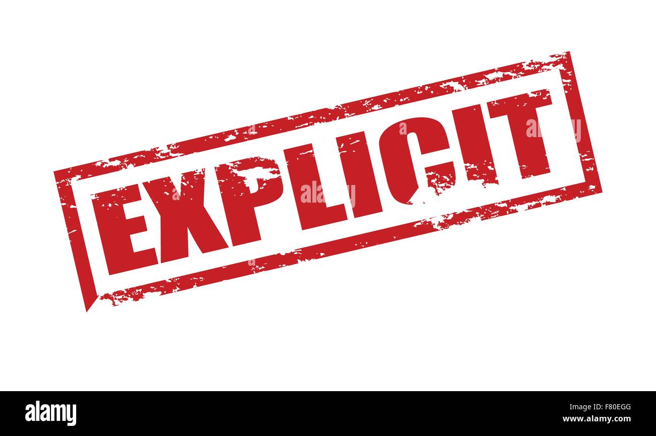 Explicit sign hi-res stock photography and images - Alamy