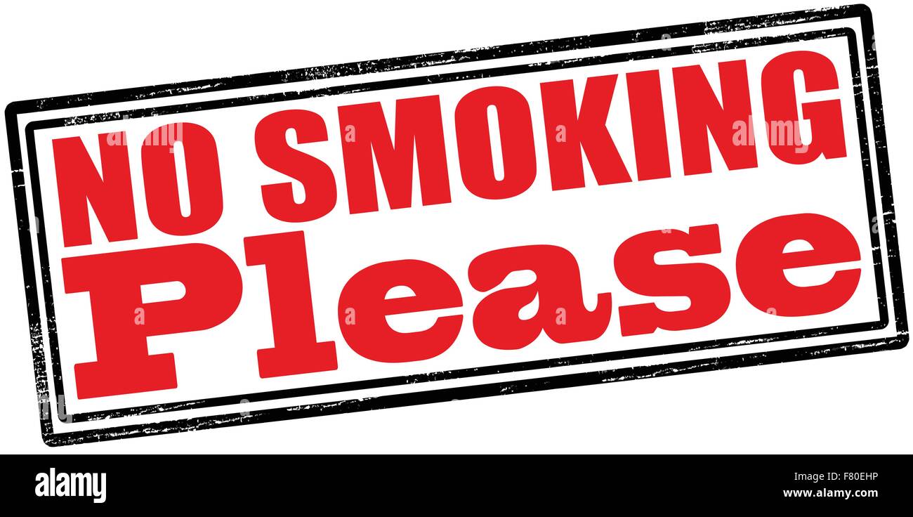 No smoking please Stock Vector Image & Art - Alamy