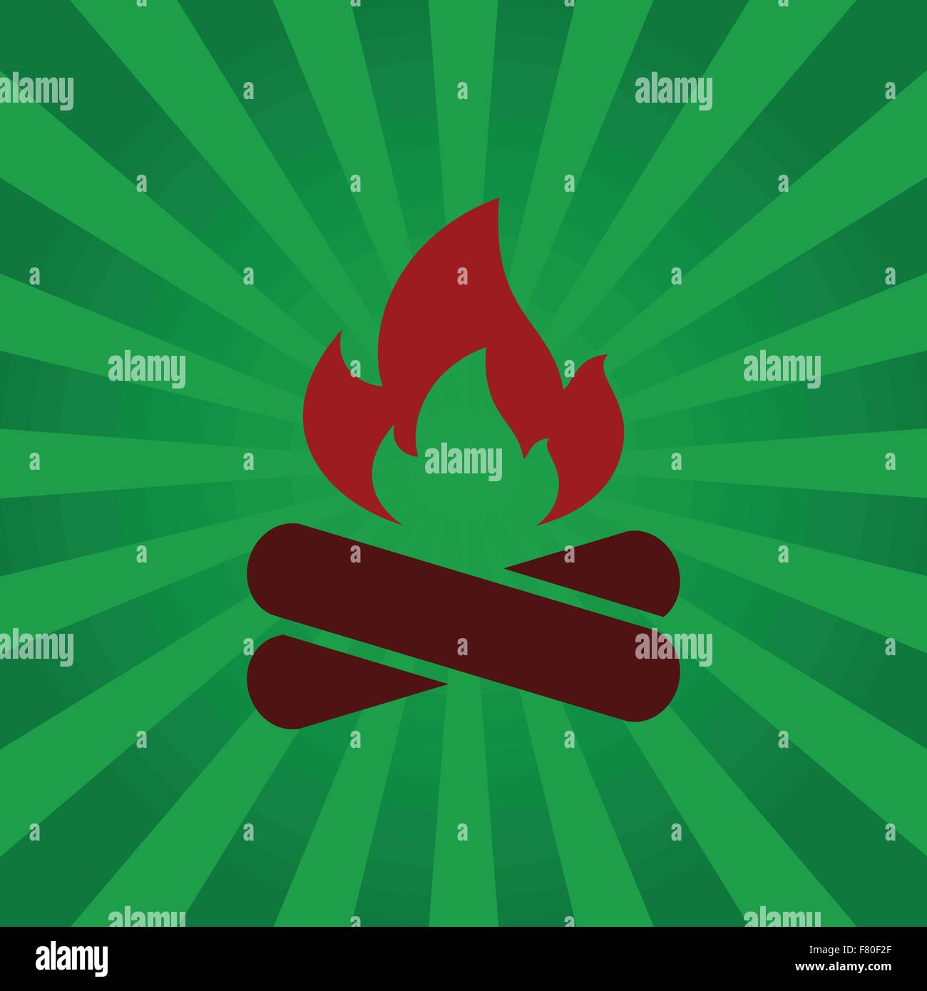 Fire symbol on background beams Stock Vector Image & Art - Alamy