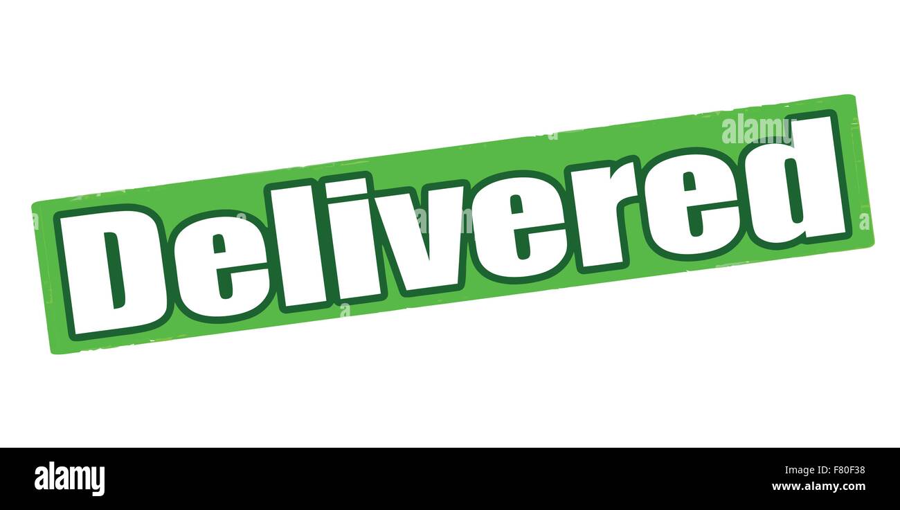 Delivered rubber stamp hi-res stock photography and images - Alamy