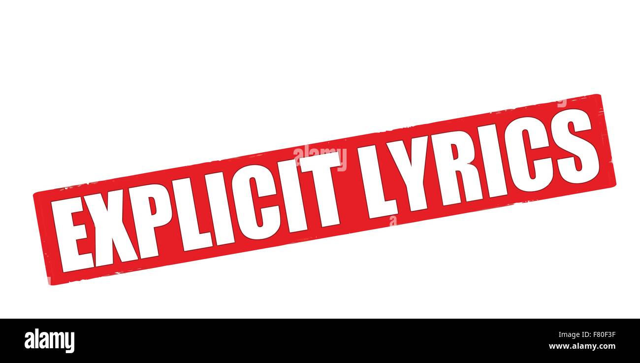 Explicit sign hi-res stock photography and images - Alamy