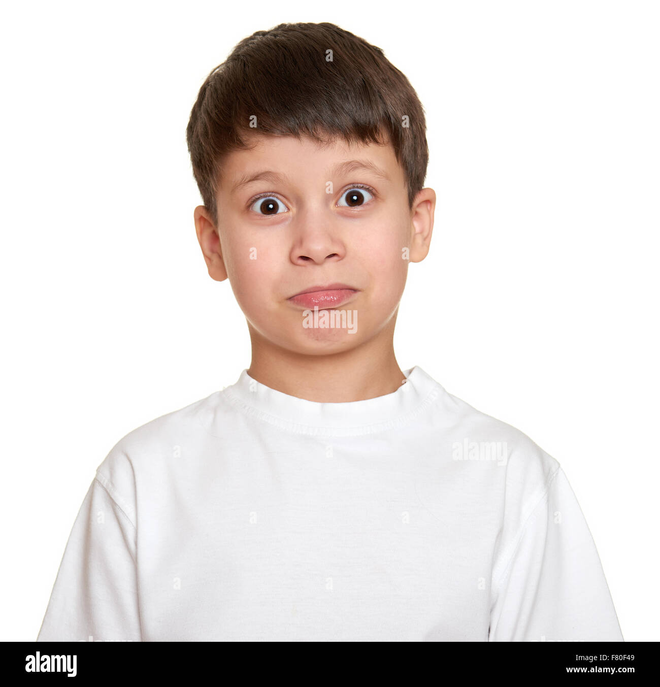 boy make faces, teenager fun portrait closeup Stock Photo - Alamy