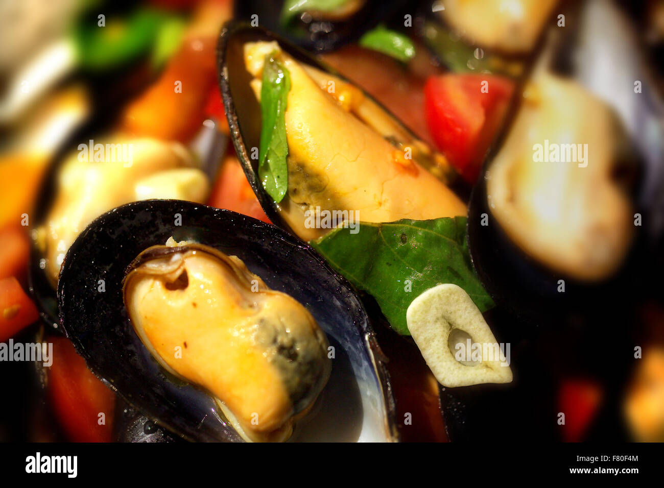 Muscles seafood plate hi-res stock photography and images - Alamy