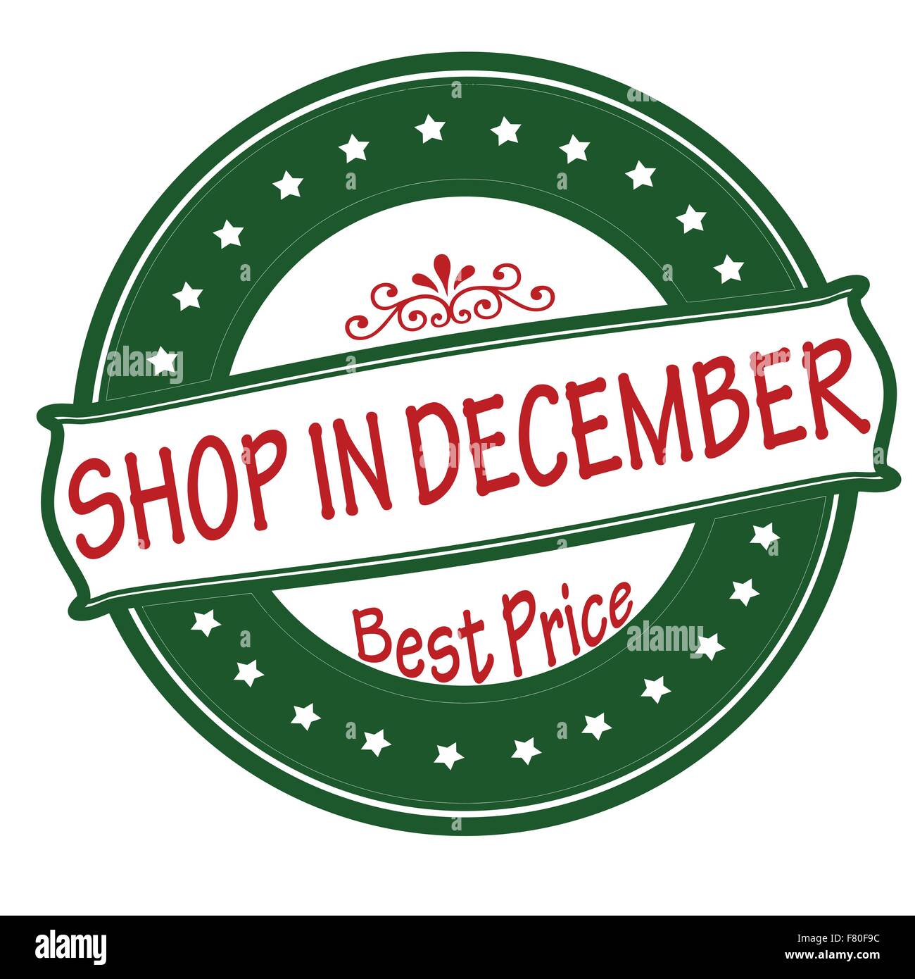 Shop in December Stock Vector Image & Art - Alamy