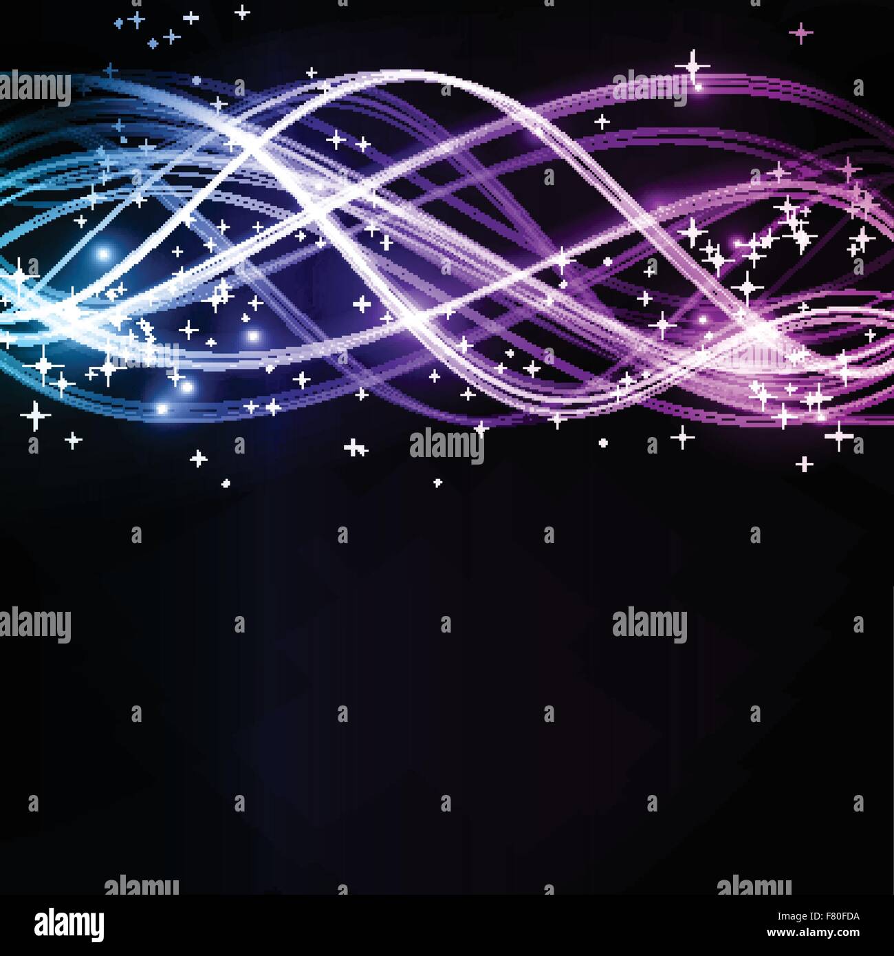 Dark blue wavy abstract motion Stock Vector Images - Alamy