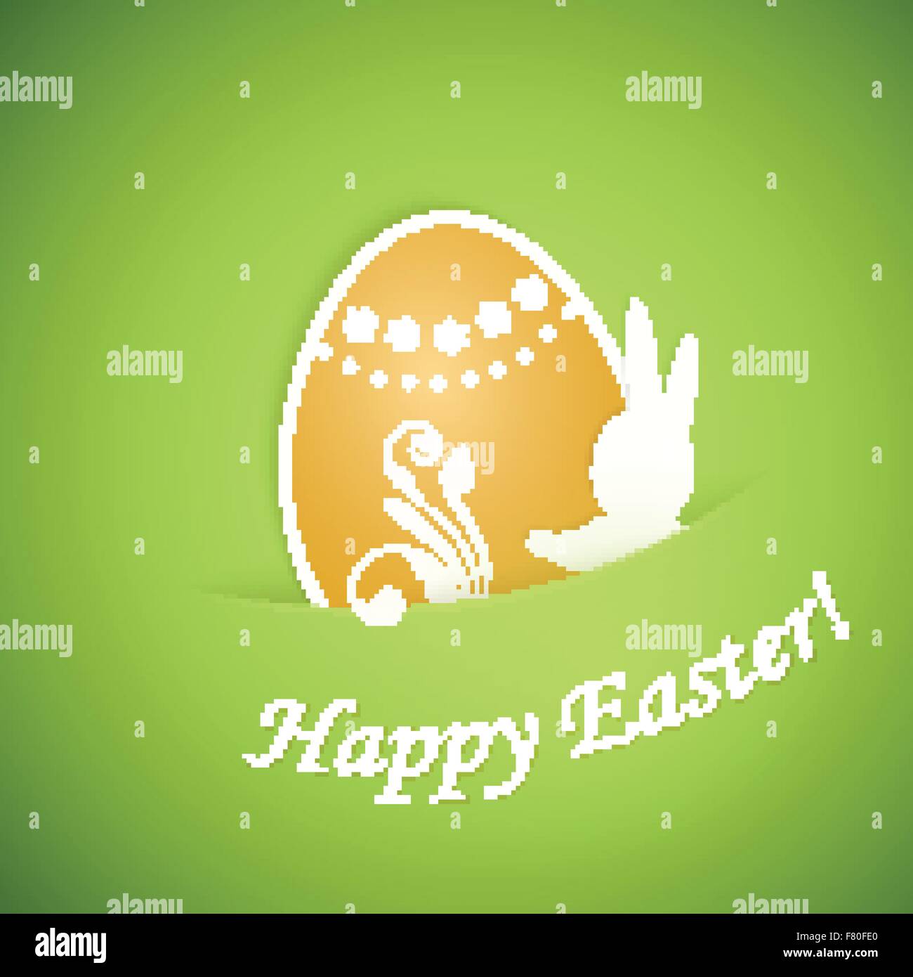 Happy easter banner trendy Stock Vector Images - Alamy