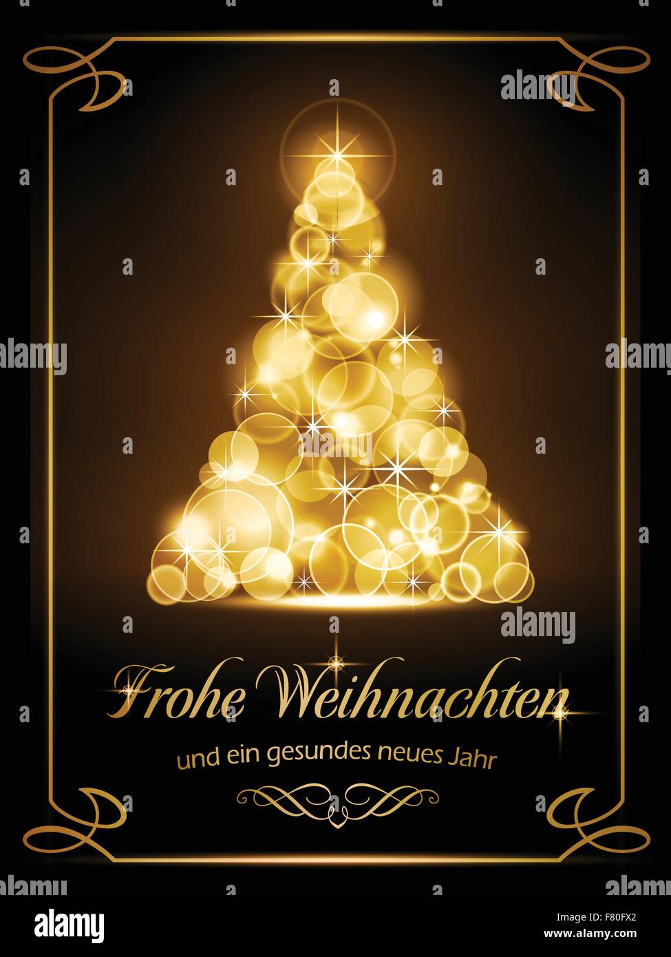 Christbaum illustration Stock Vector Images - Alamy