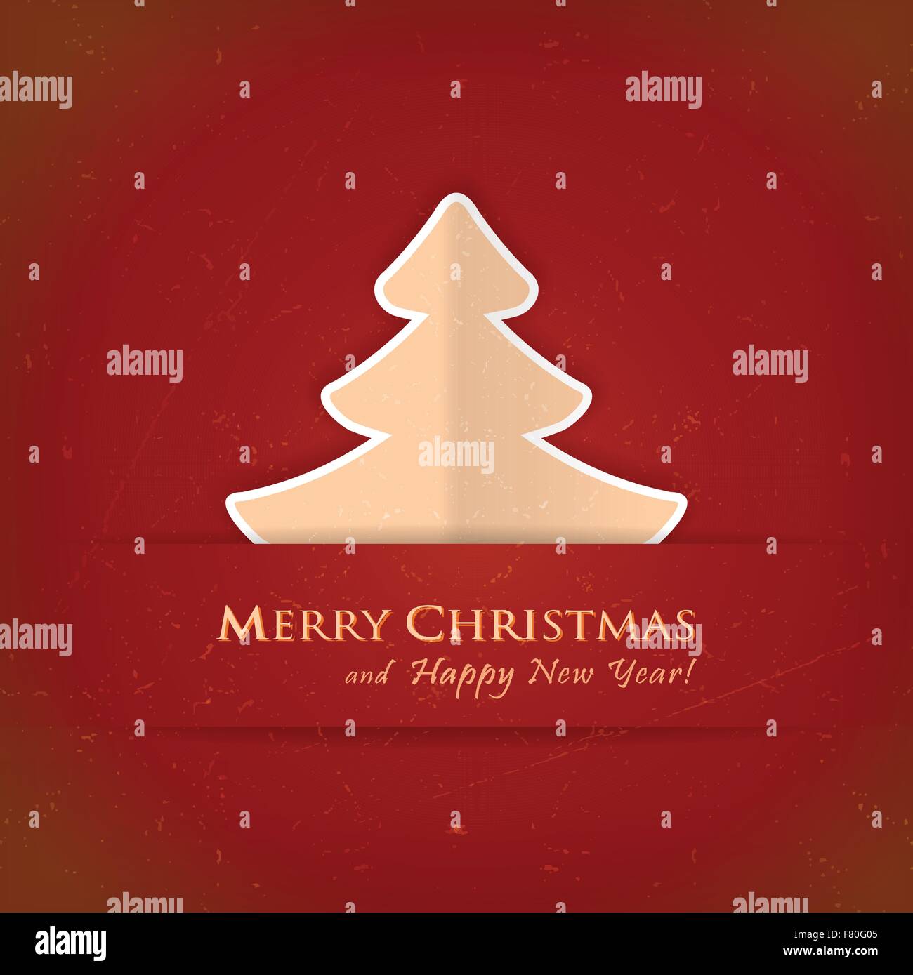 Red paper cut christmas Stock Vector Images - Alamy