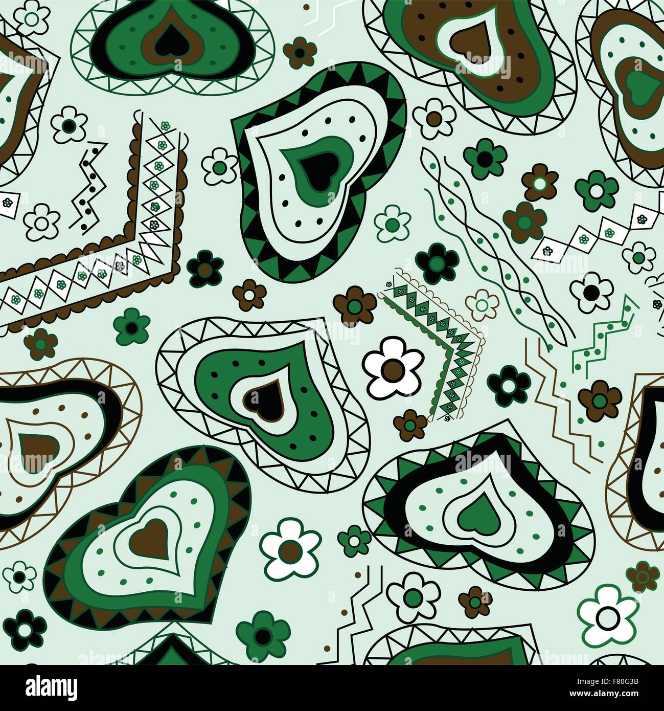 Green fabric floral pattern texture hi-res stock photography and images ...