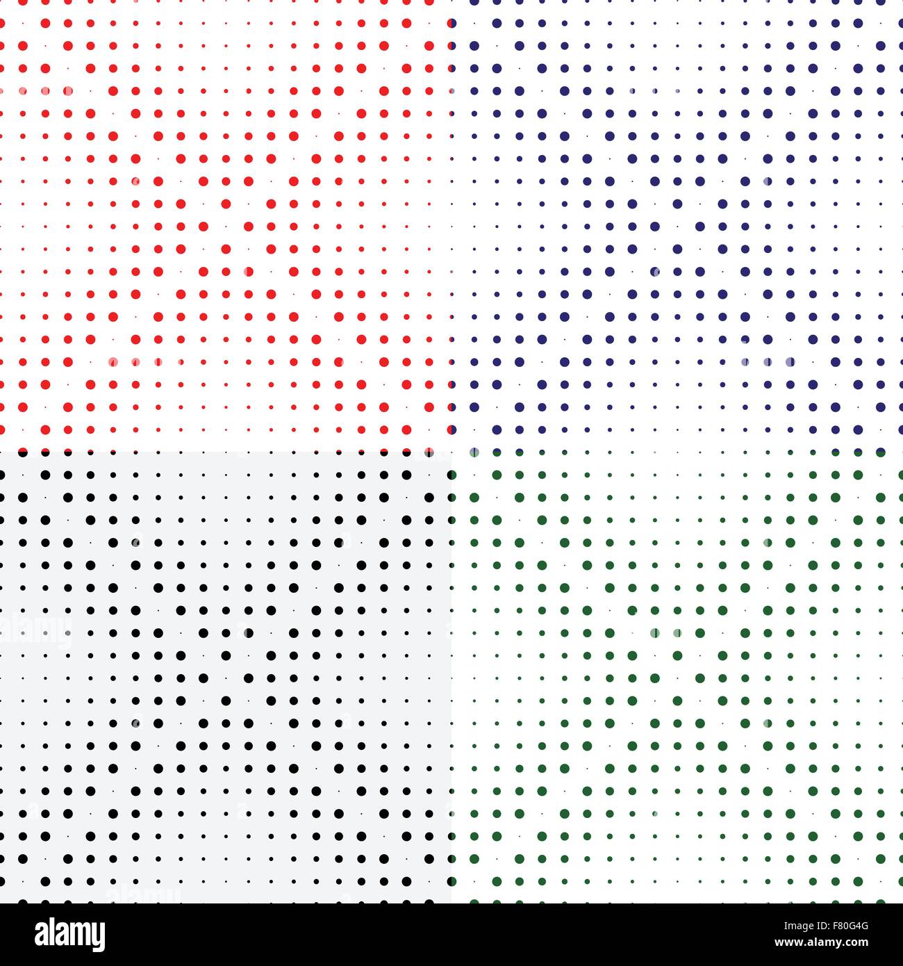 set of seamless patterns with points Stock Vector Image & Art - Alamy